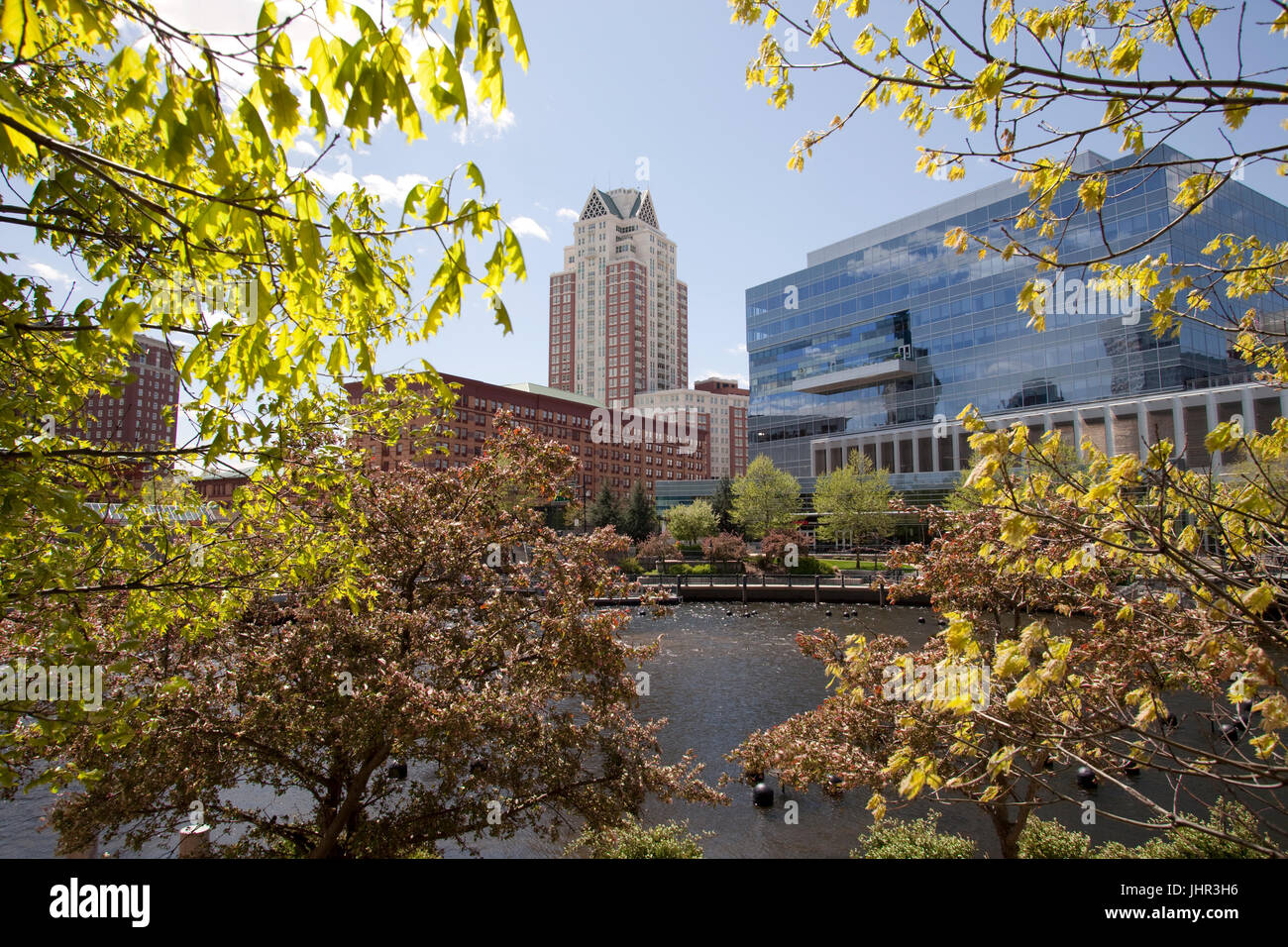 Water Place Park in downtown Providence, RI Stock Photo - Alamy