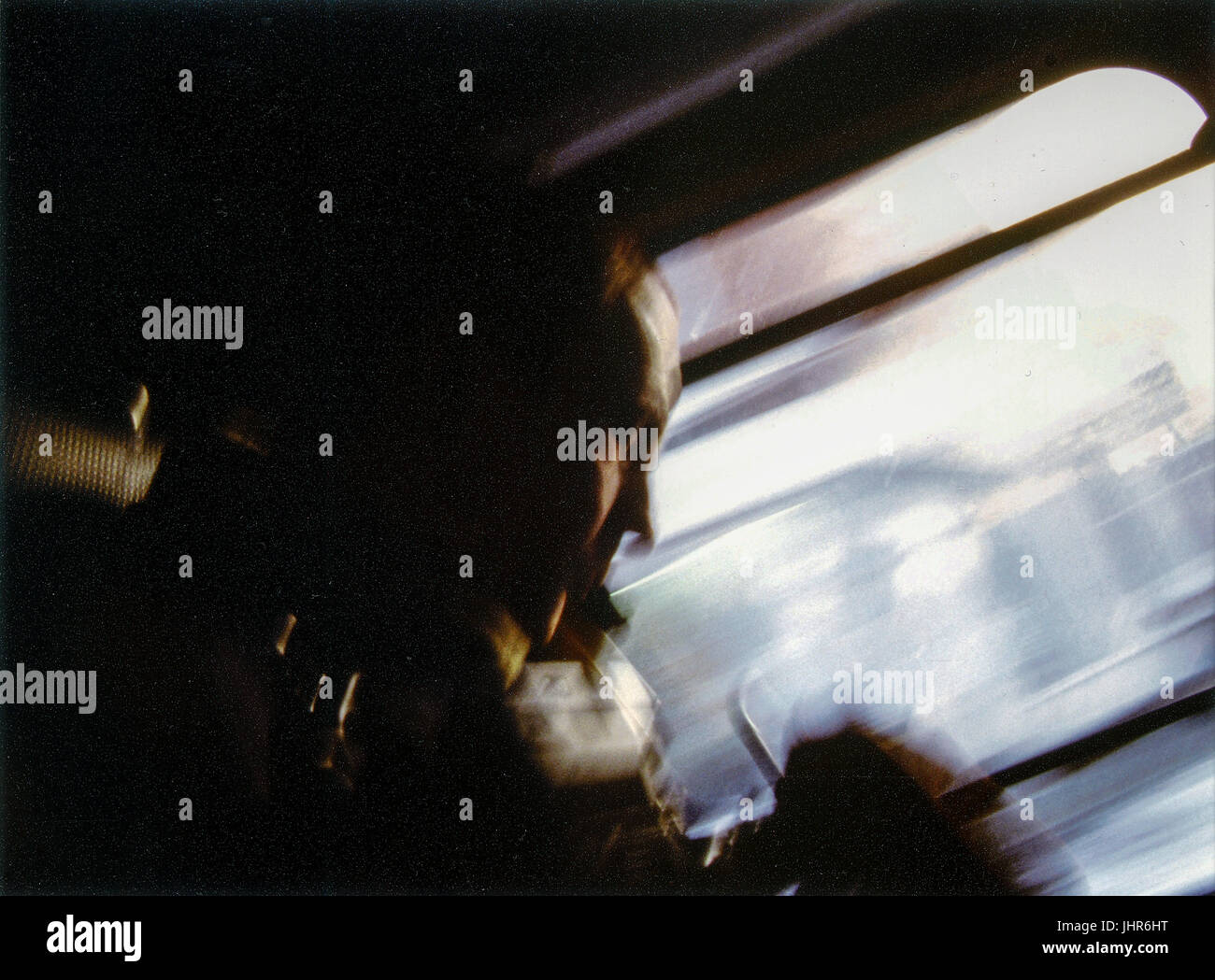 Fire fighters from West Midlands Fire Brigade in fire engine prepare ...