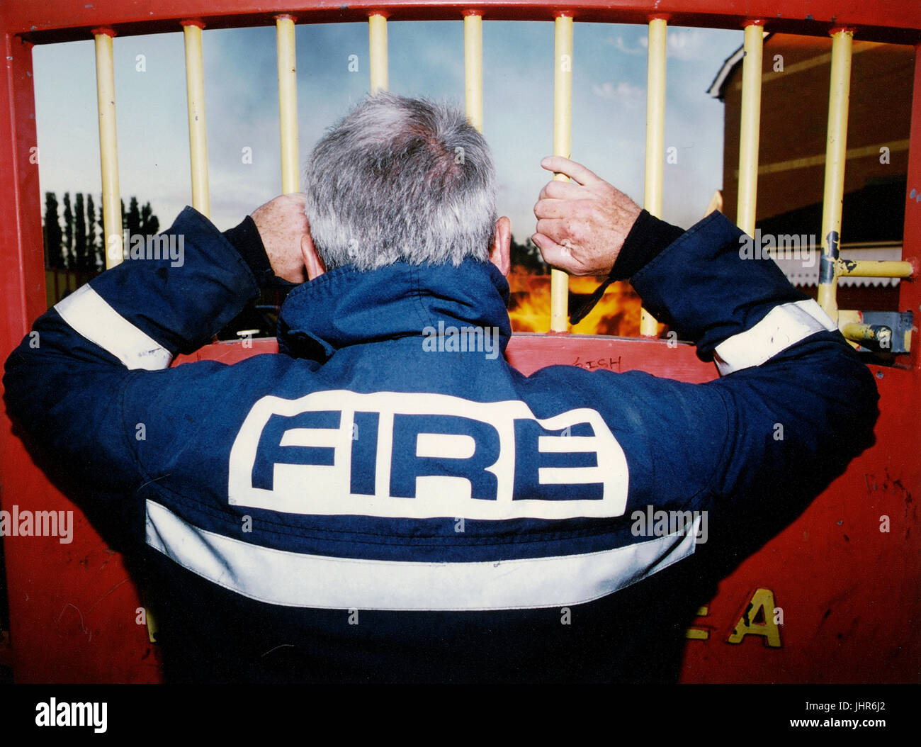 Burning grenfell tower hi-res stock photography and images - Alamy