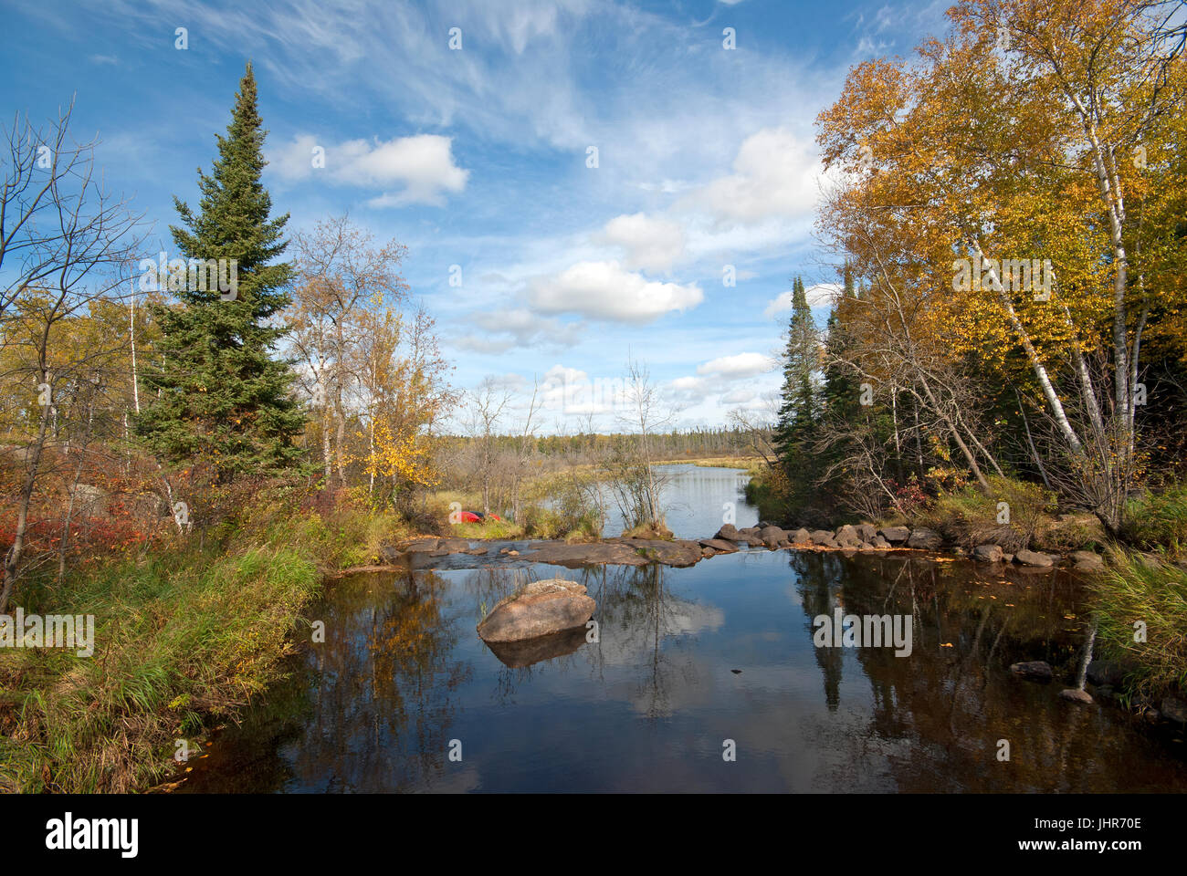 Rennie river, Whiteshell Provincial Park, Manitoba, Canada Stock Photo ...