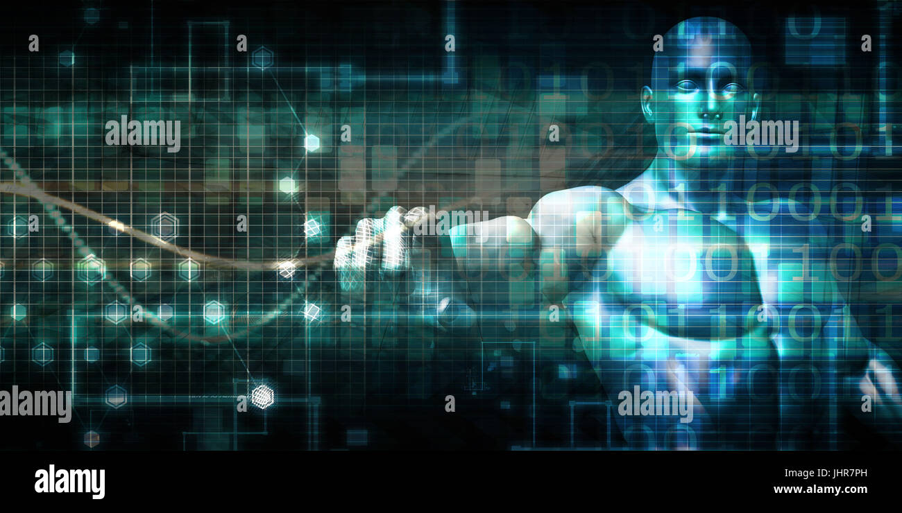 Cloud Security Network with Automated Detection Software Stock Photo ...