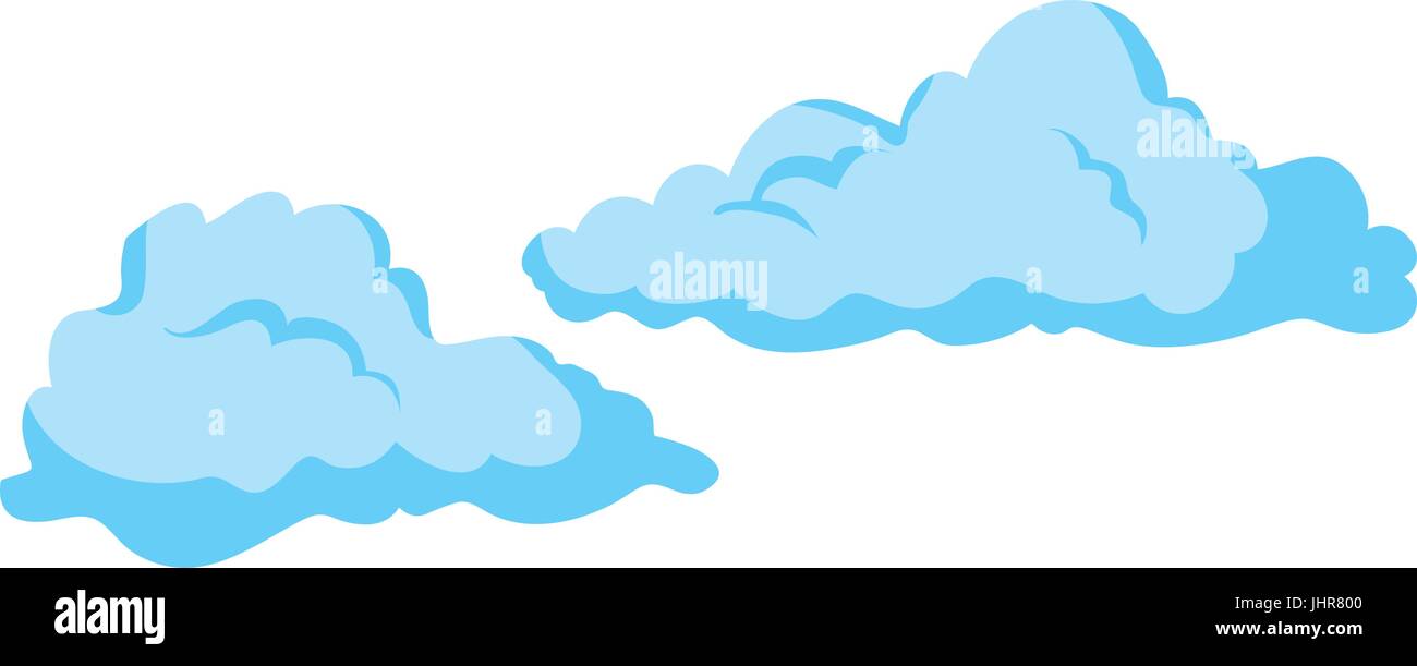 clouds icon over white background vector illustration Stock Vector ...