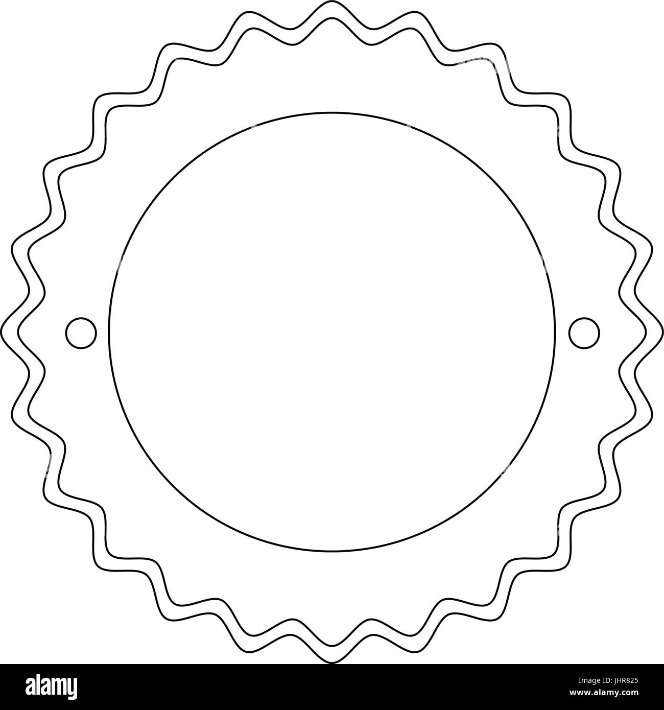 seal stamp icon over white background vector illustration Stock Vector ...
