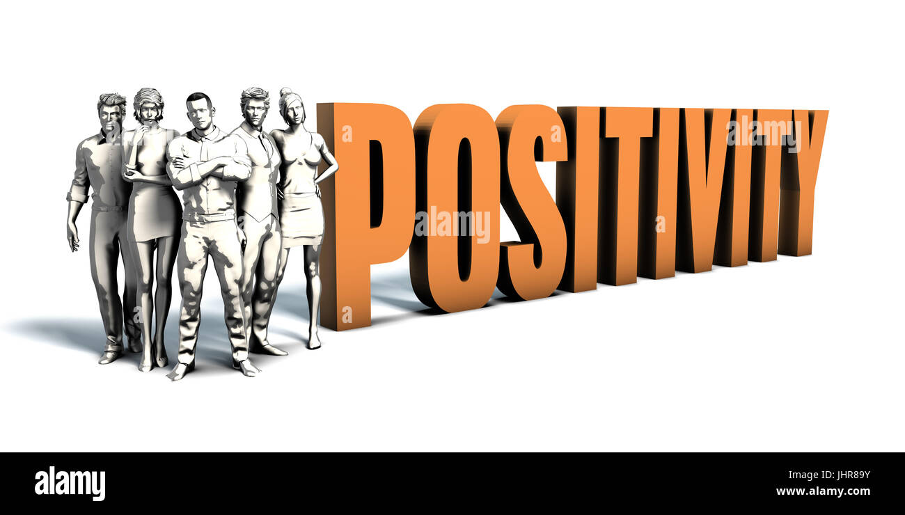 Business People Team Focusing on Improving Positivity as a Concept ...