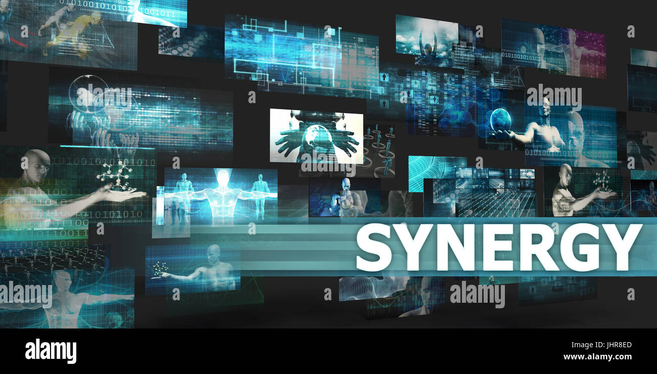 Synergy abstract hi-res stock photography and images - Alamy