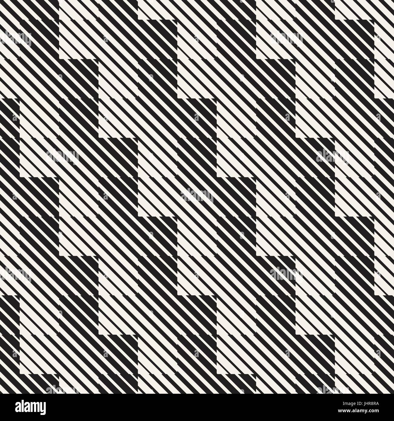 Vector Seamless Black And White Lines Pattern Abstract Background ...