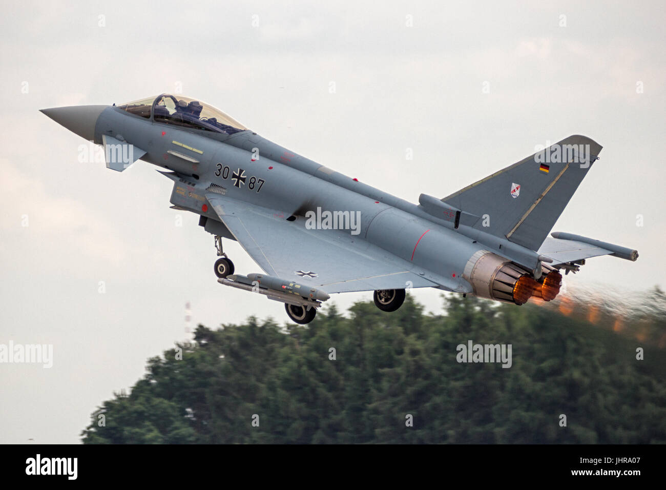 Eurofighter Typhoon Afterburner High Resolution Stock Photography and ...