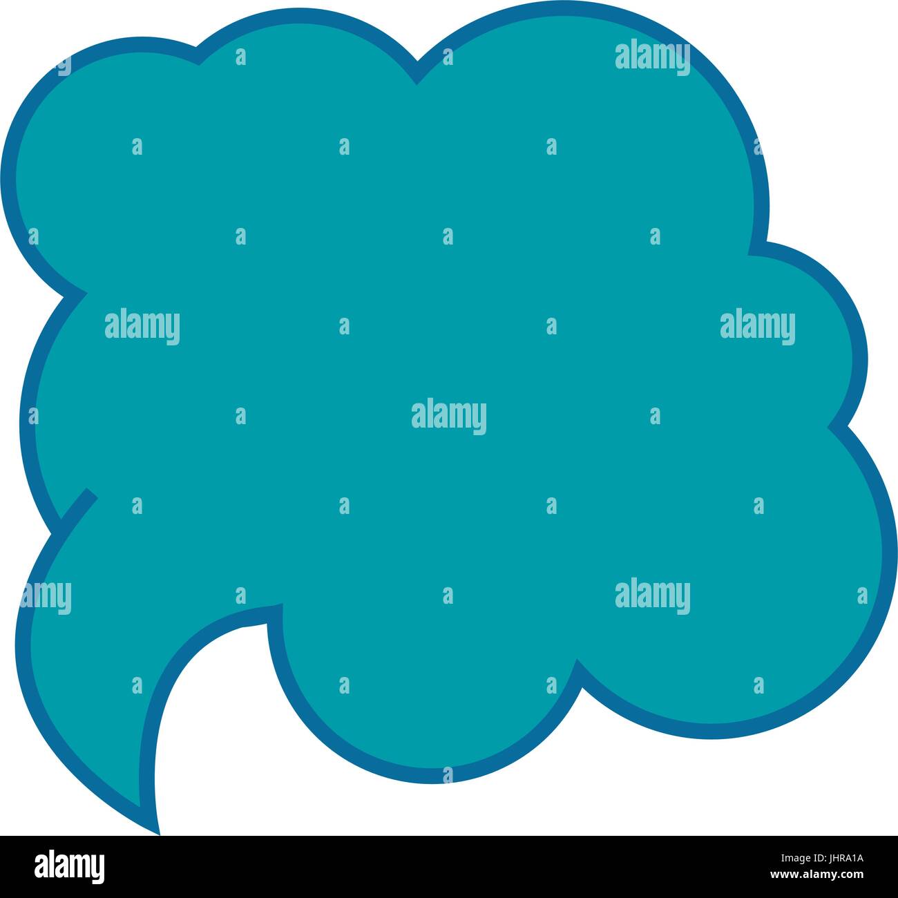 speech cloud icon over white background vector illustration Stock ...