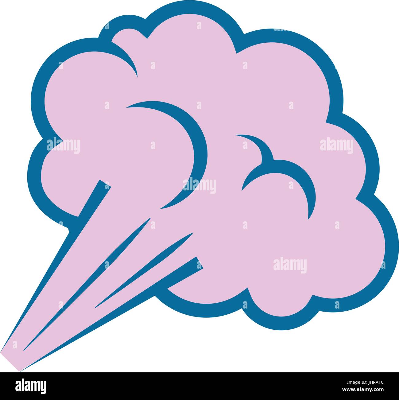 pop art cloud icon over white background vector illustration Stock ...