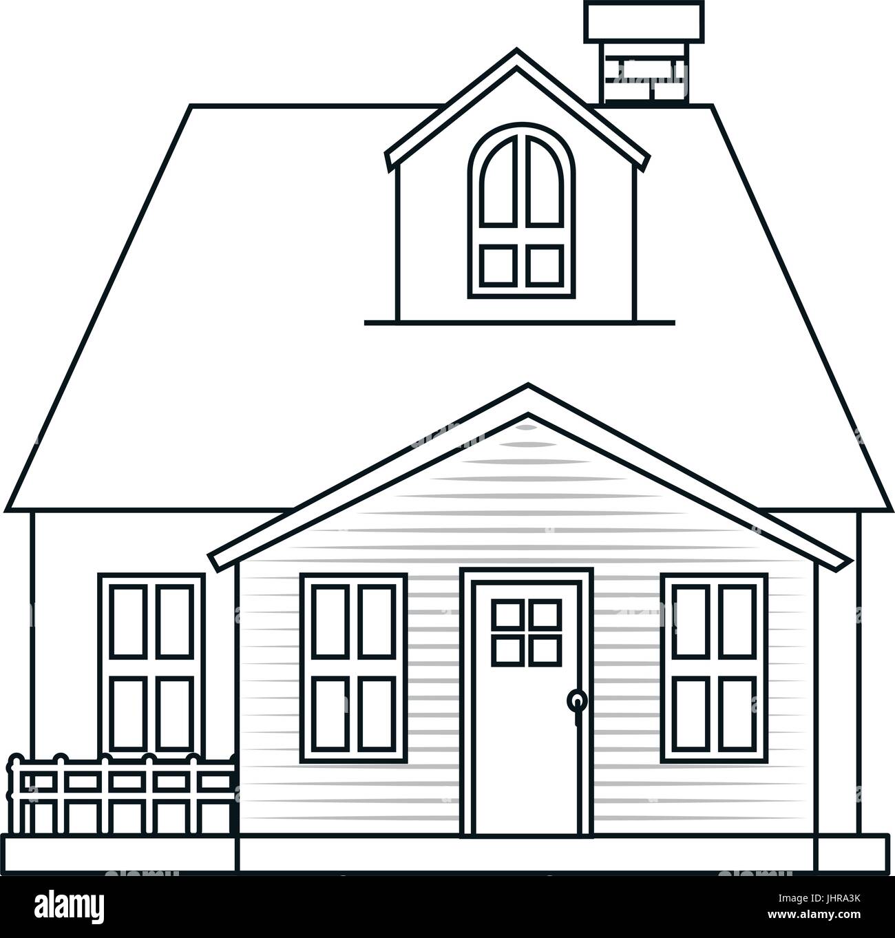 house icon over white background vector illustration Stock Vector Image ...