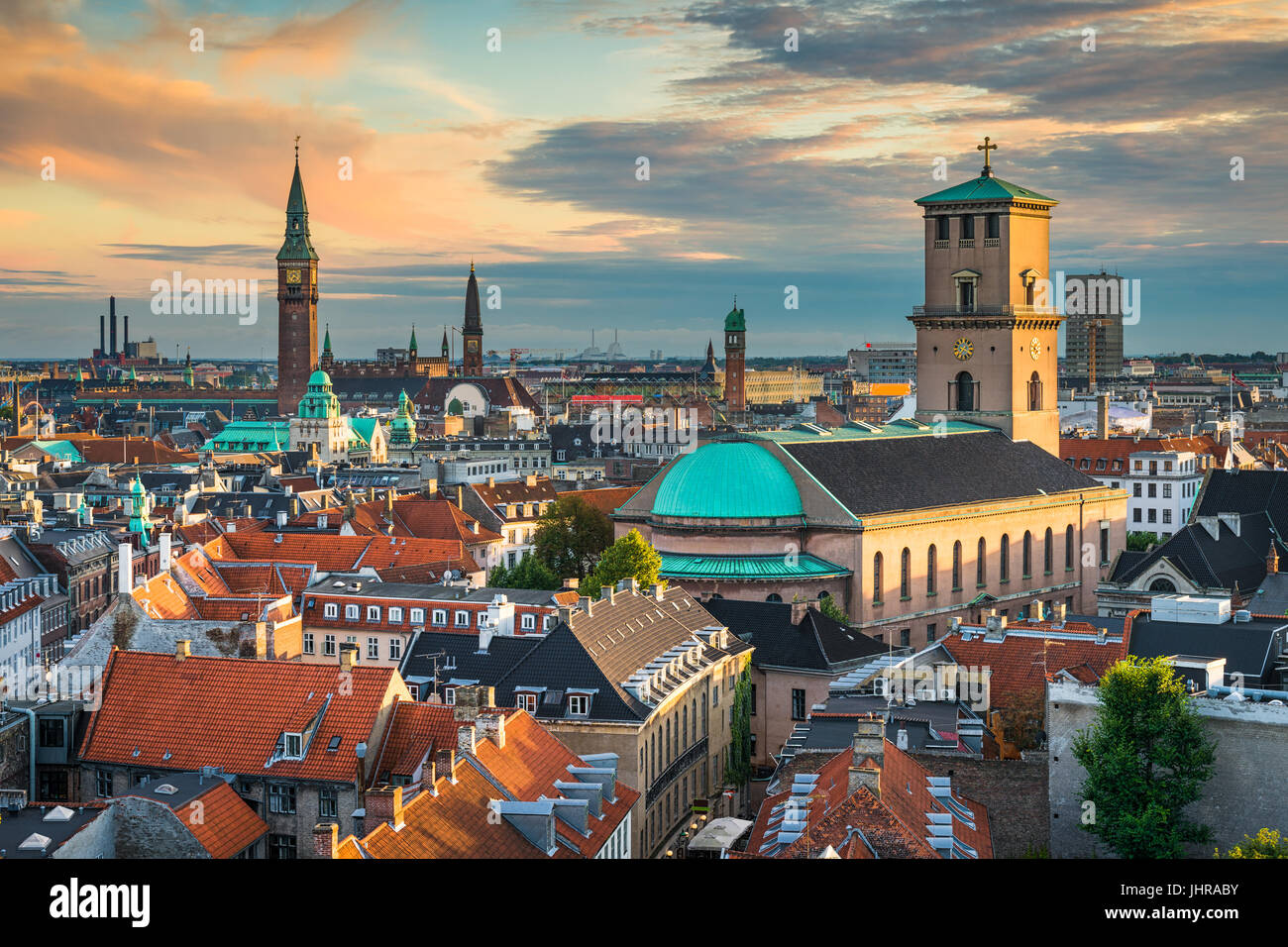 Aerial copenhagen hi-res stock photography and images - Alamy