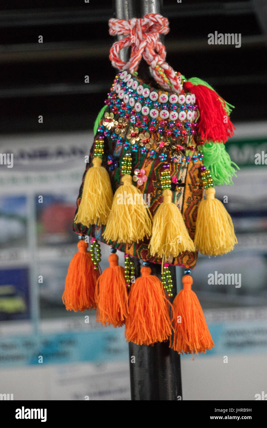 Selection of Ottoman Turkish traditional tassels in various colors ...