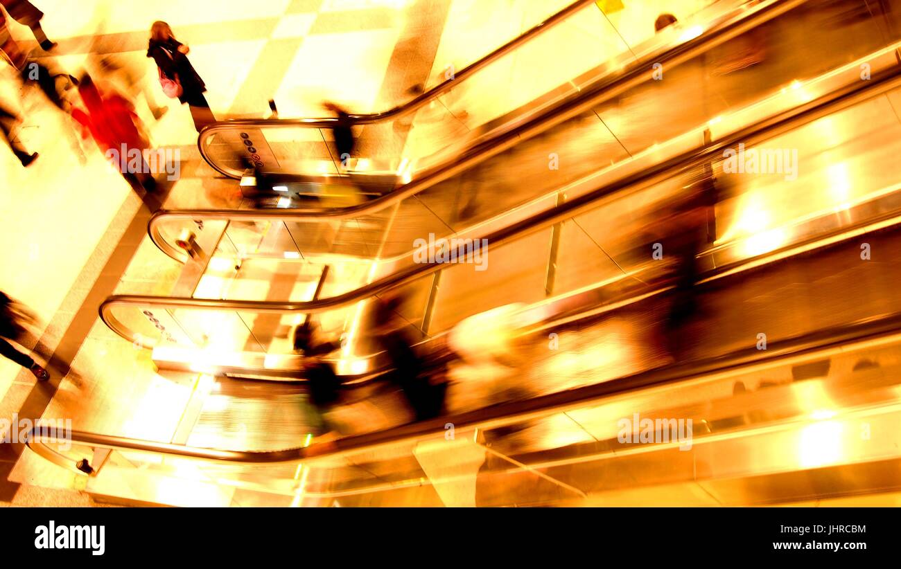 Businessman businesswoman busy staircase hi-res stock photography and ...