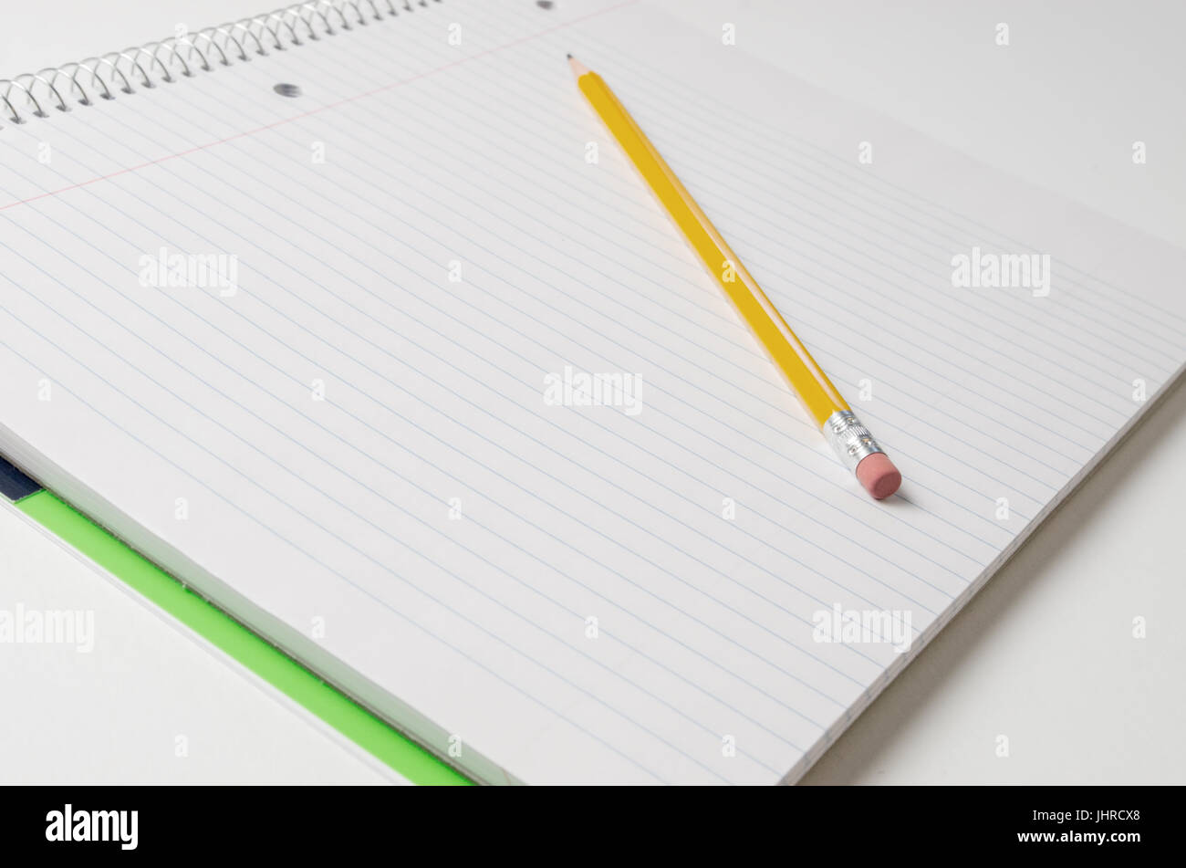 Ruled notebook paper hi-res stock photography and images - Alamy