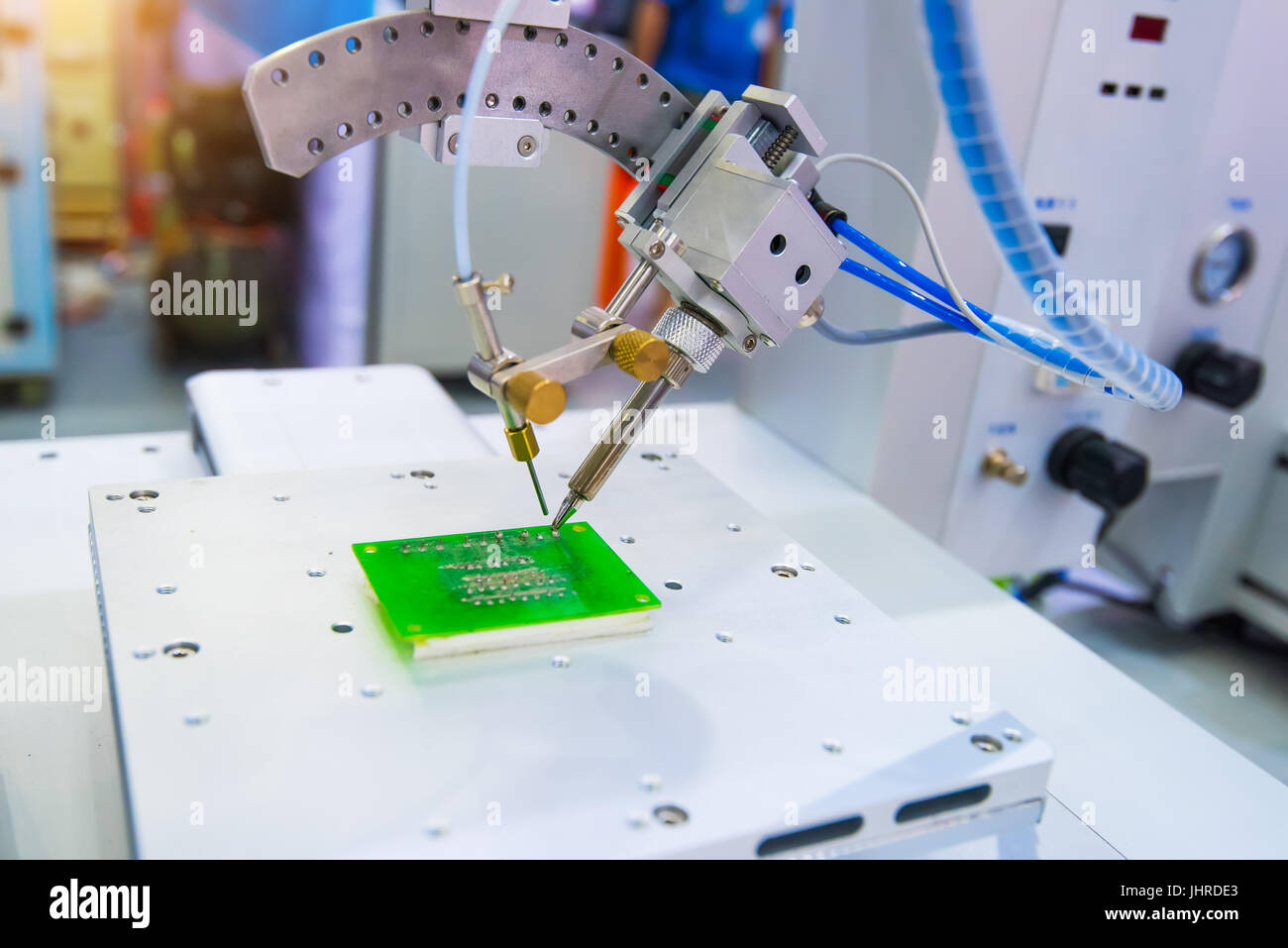 PCB Processing on CNC machine,Production of electronic components at ...