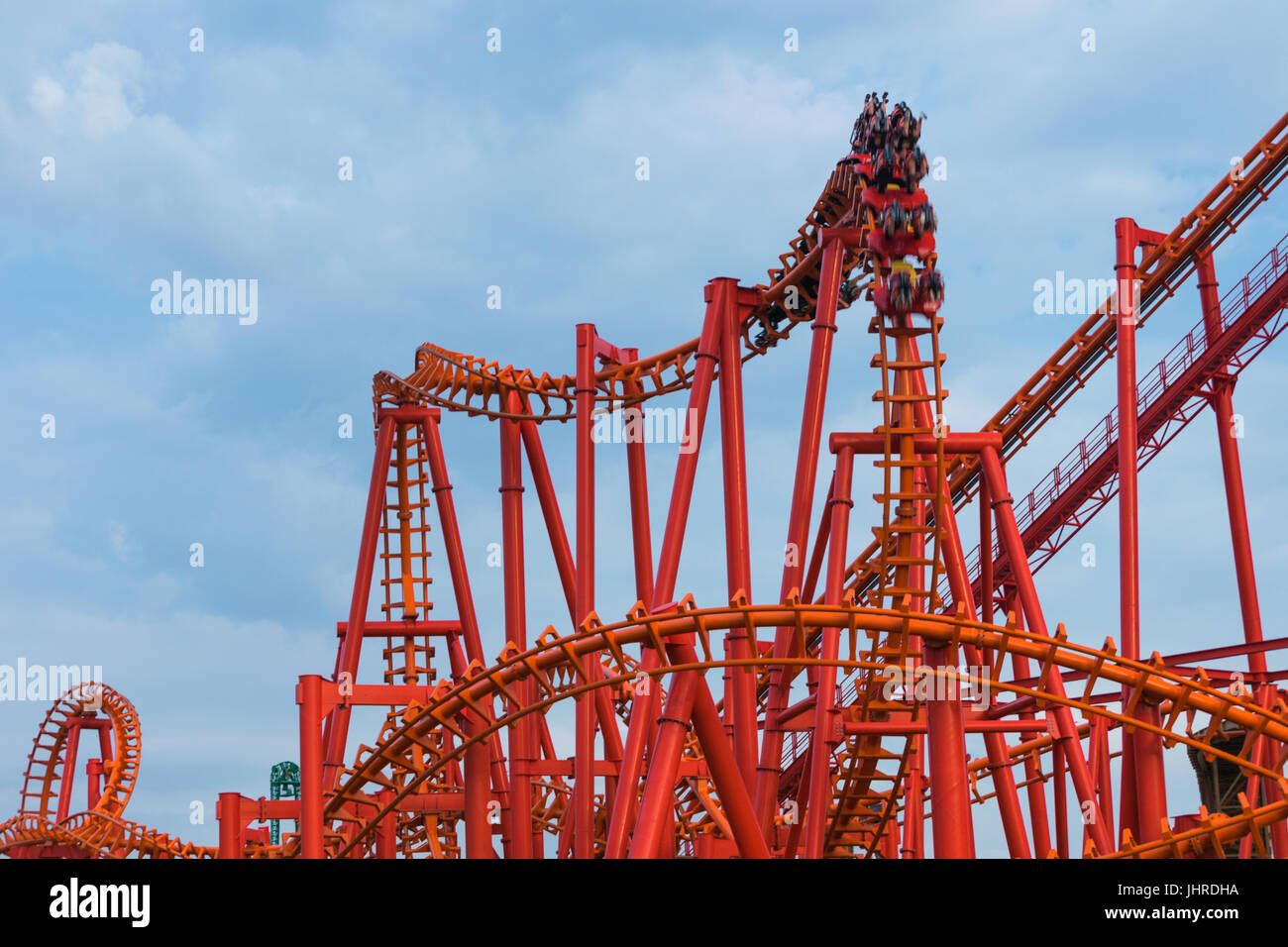 Extreme ride in action roller hi-res stock photography and images - Alamy