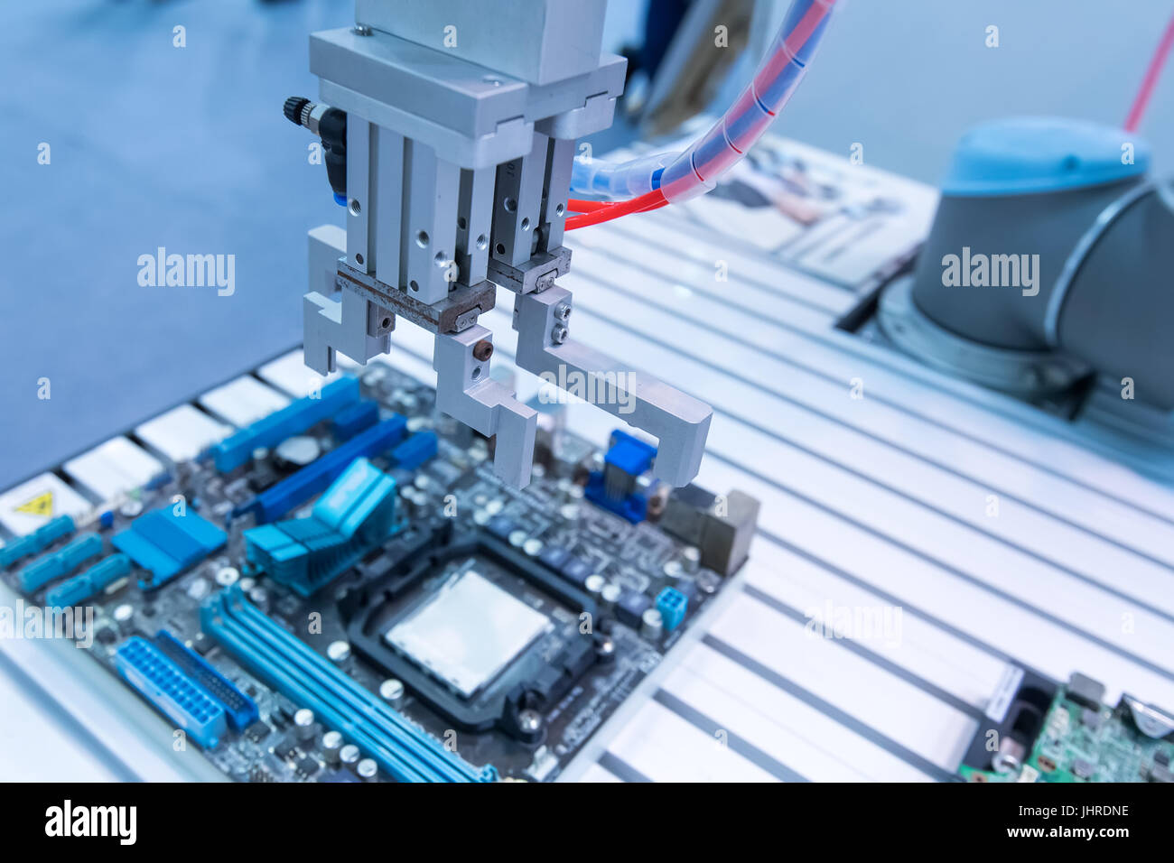 PCB Processing on CNC machine,Production of electronic components at ...