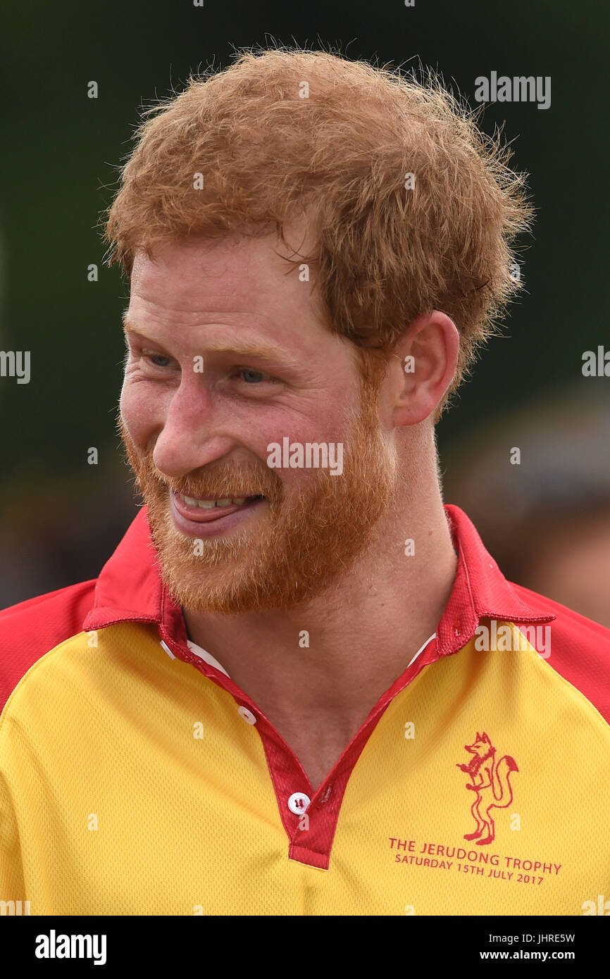 Prince Harry takes part in the Jerudong Trophy charity polo match at ...