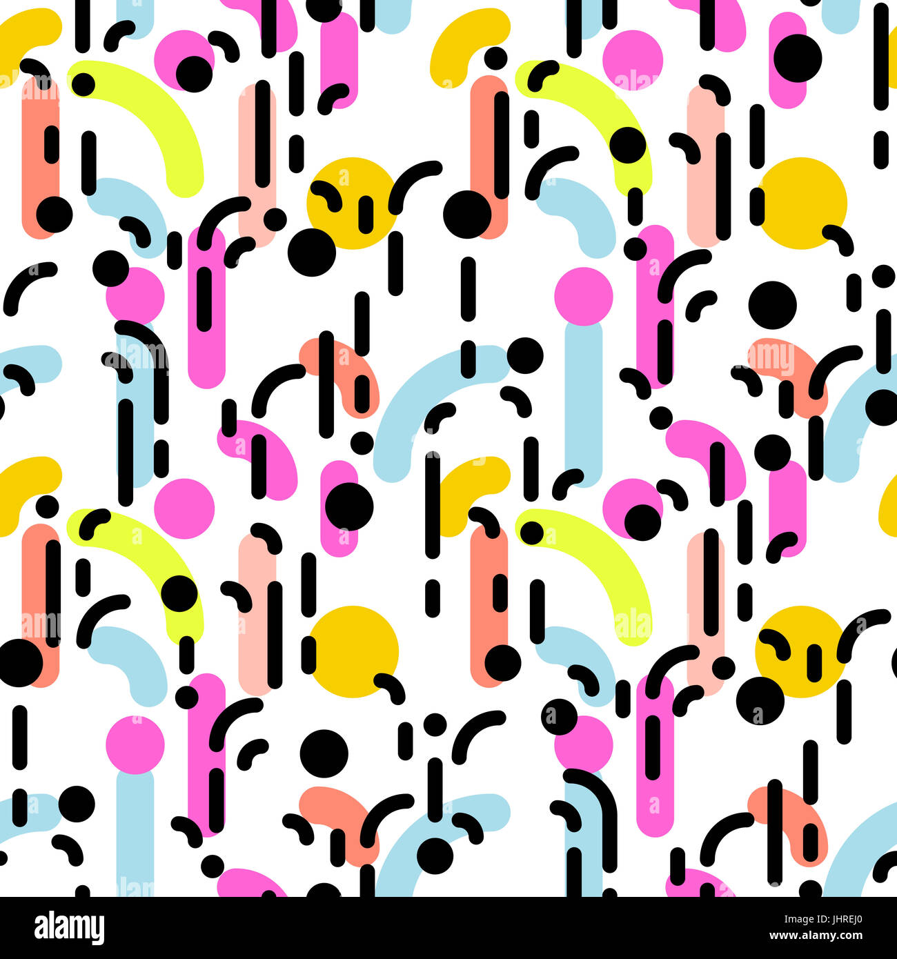 Geometric abstract seamless pattern. Linear motif background. Colorful ...