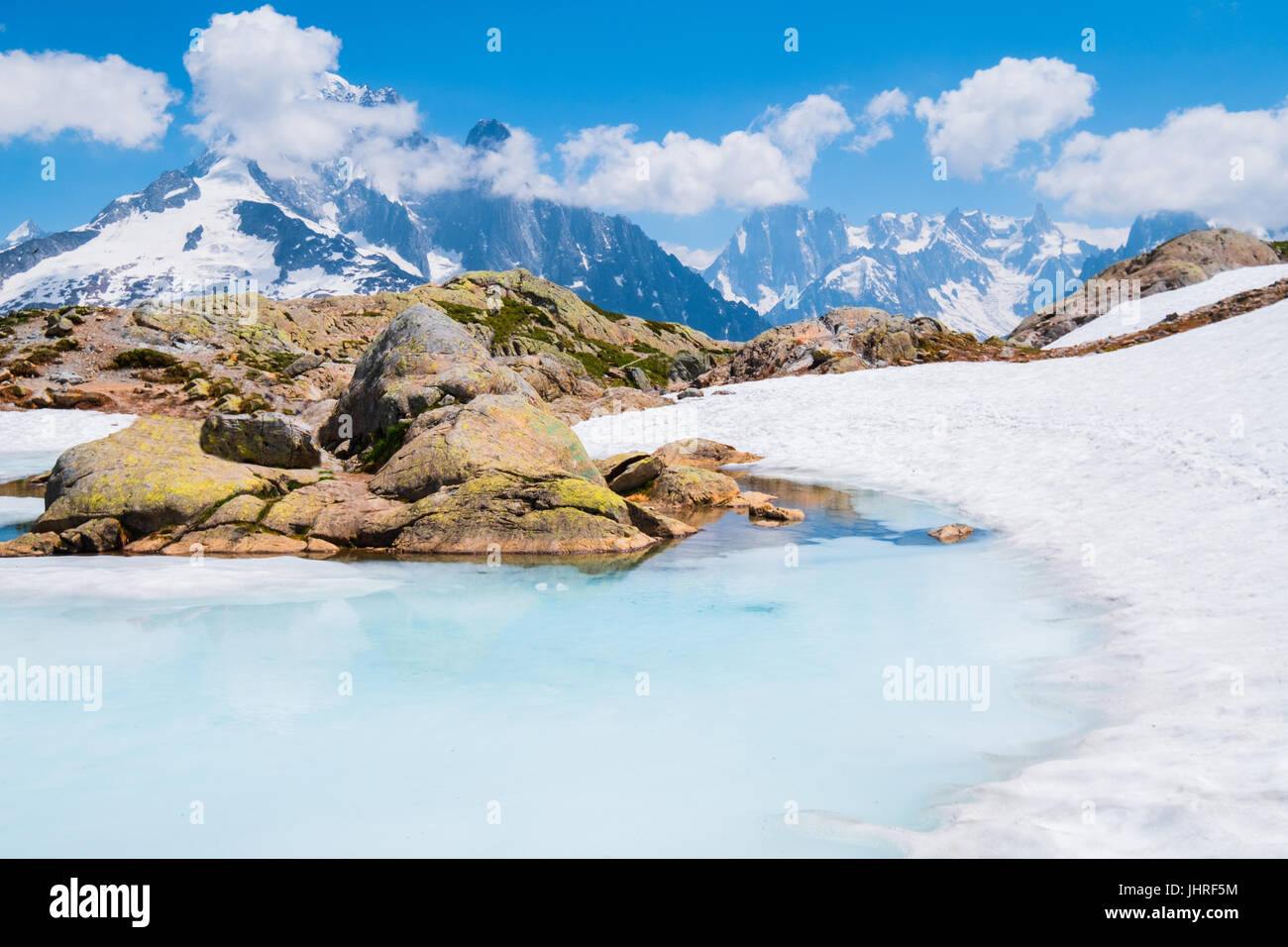 The Lac Blanc, Chamonix, France Stock Photo - Alamy