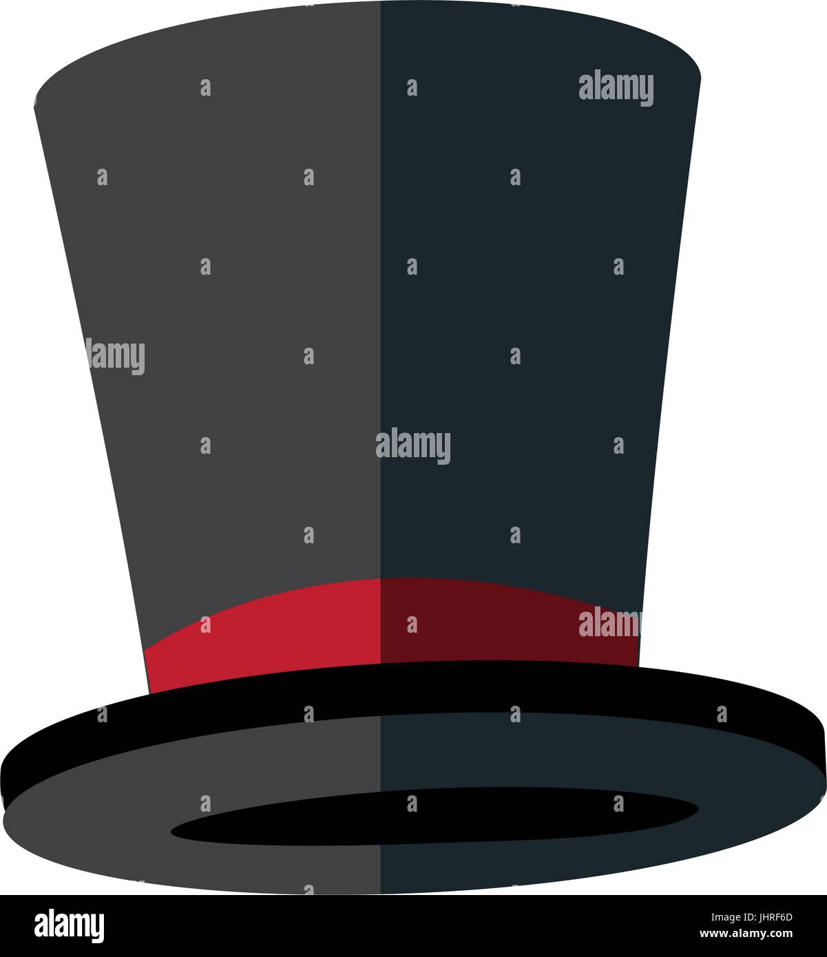 top hat elegant accessory fashion object Stock Vector Image & Art - Alamy