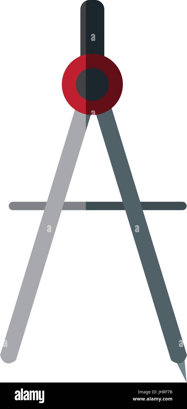 school compass equipment geometry precision Stock Vector Image & Art ...