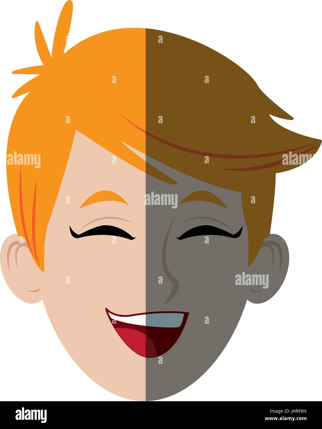 smiling young boy student avatar people Stock Vector Image & Art - Alamy