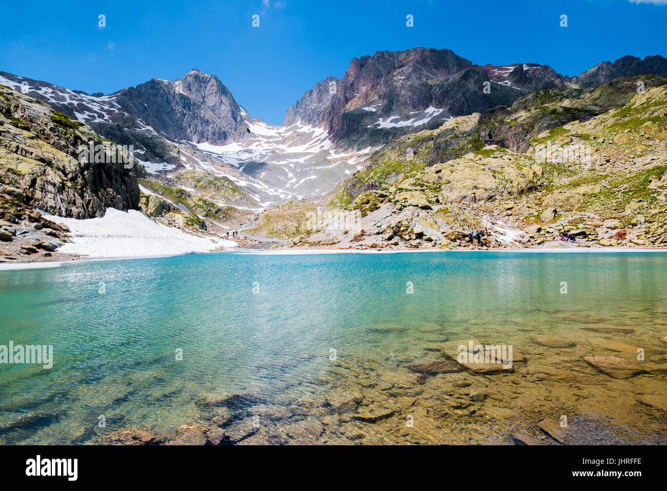 The Lac Blanc, Chamonix, France Stock Photo - Alamy