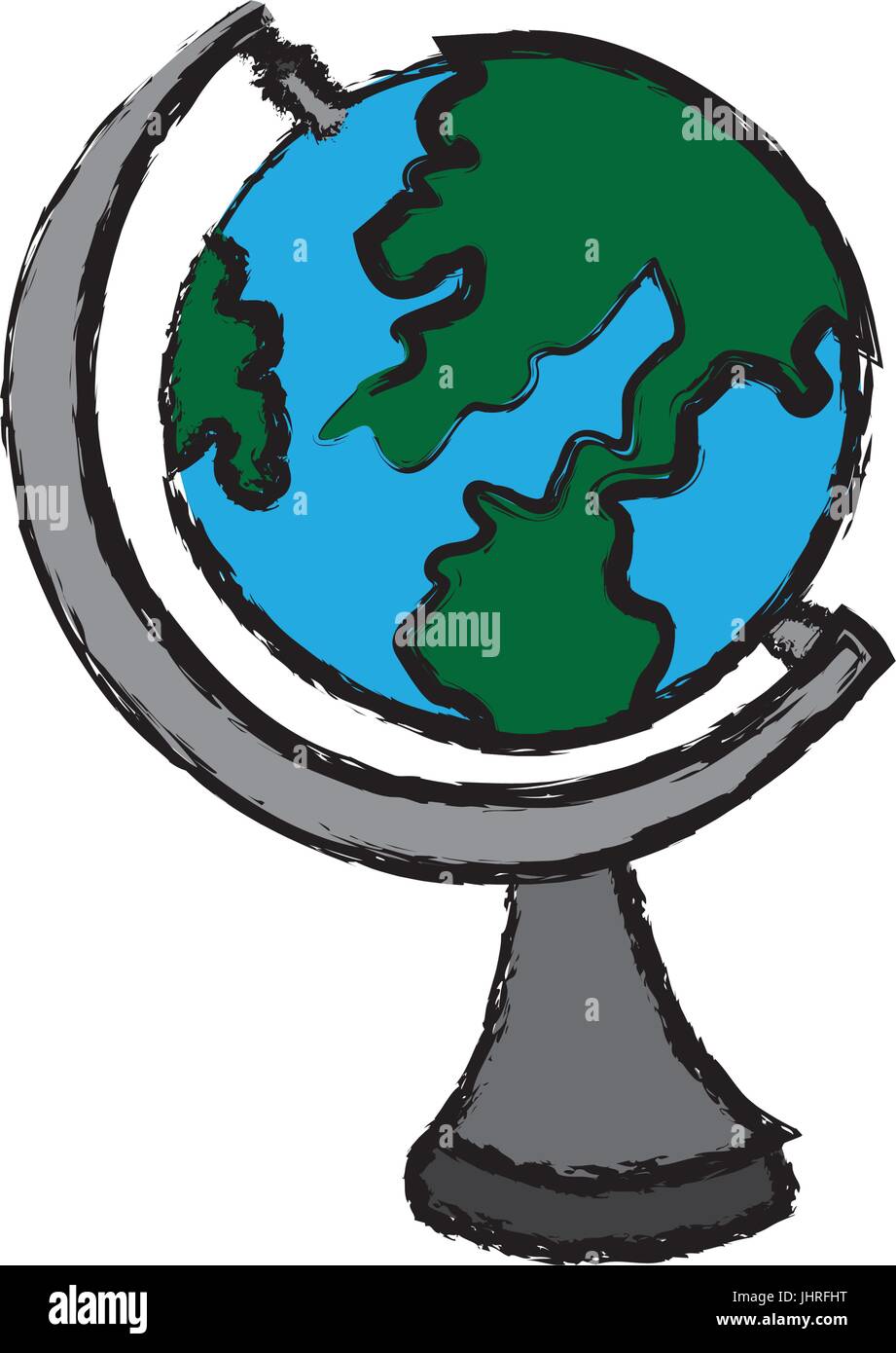 school globe map atlas study element Stock Vector Image & Art - Alamy