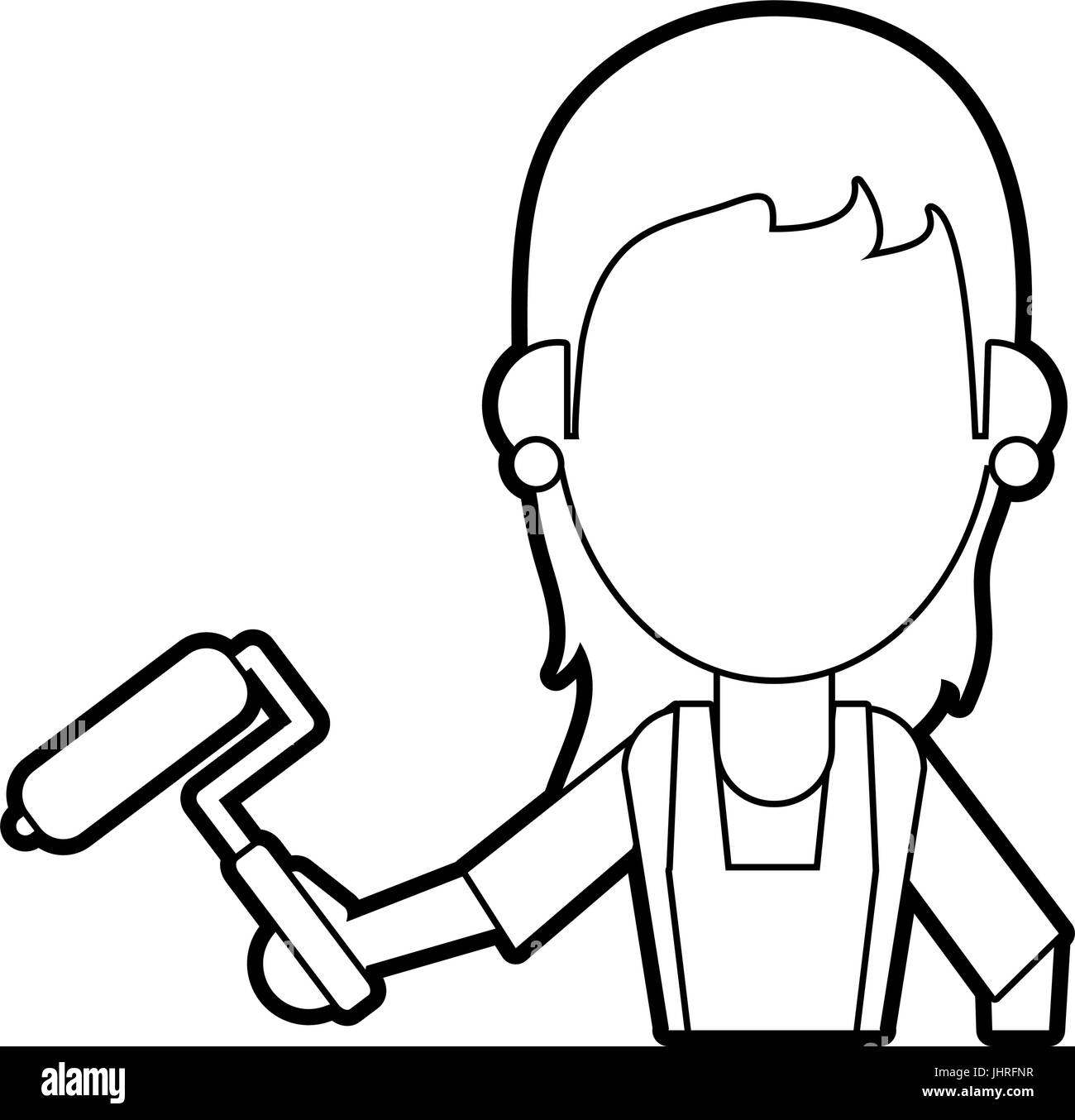 woman vector illustration Stock Vector Image & Art - Alamy