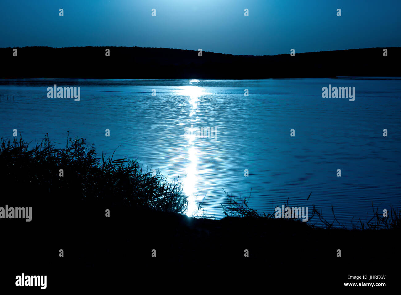 Moonlight vibrant hi-res stock photography and images - Alamy