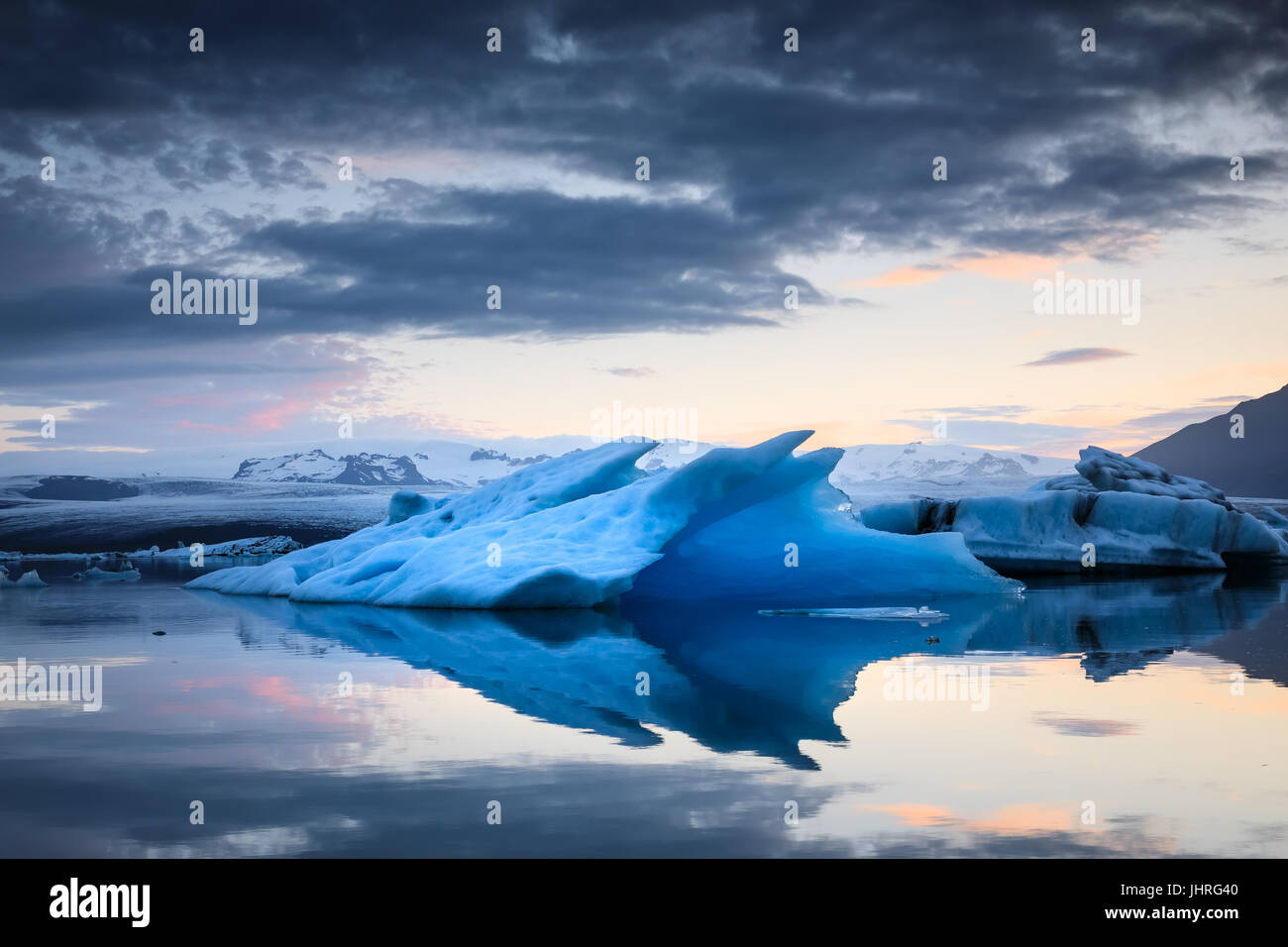 Ice Lagoon in Iceland Stock Photo - Alamy
