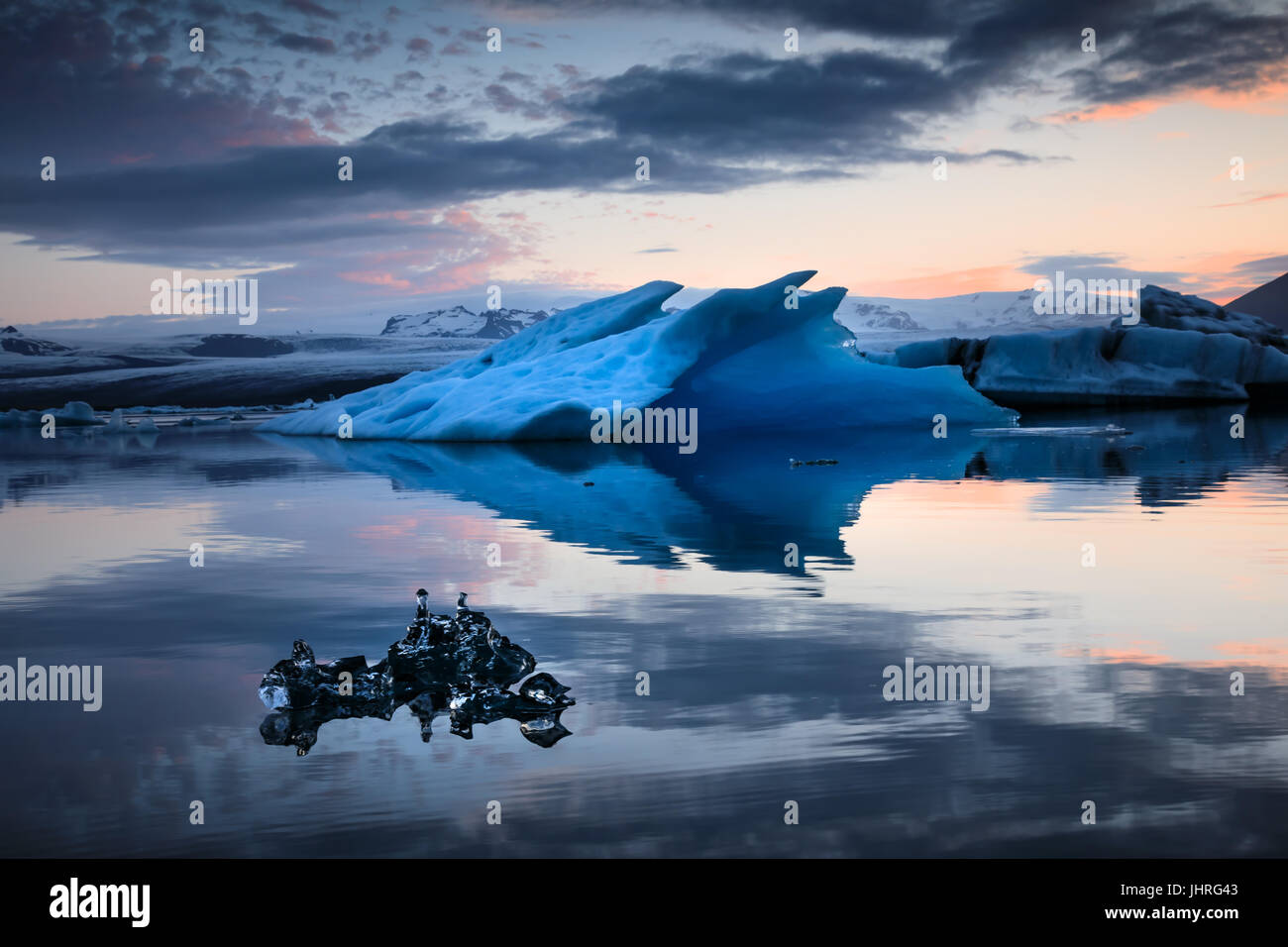 Ice Lagoon in Iceland Stock Photo - Alamy