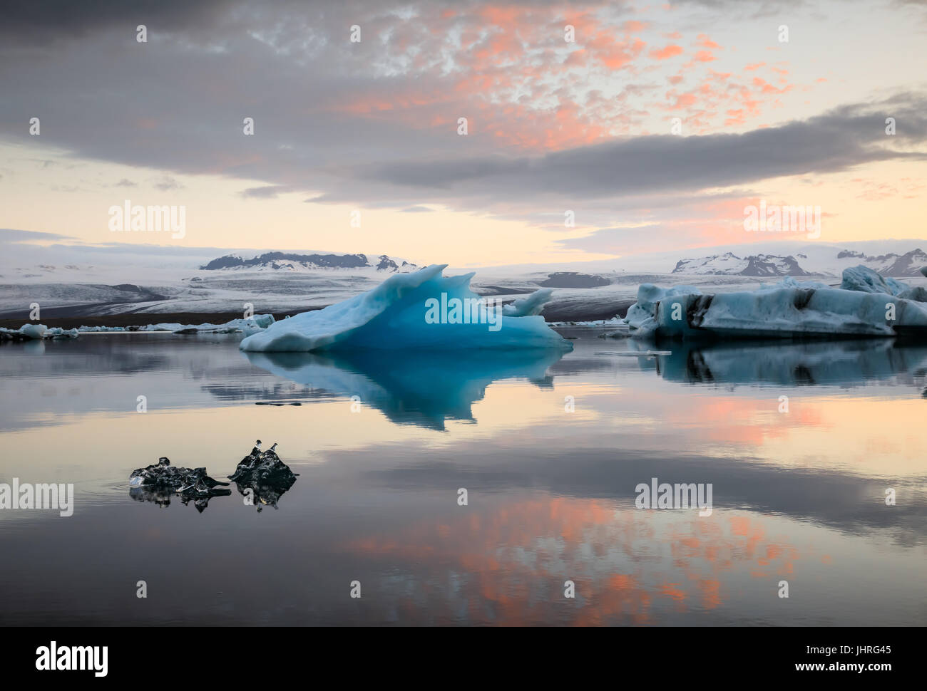 Ice Lagoon in Iceland Stock Photo - Alamy