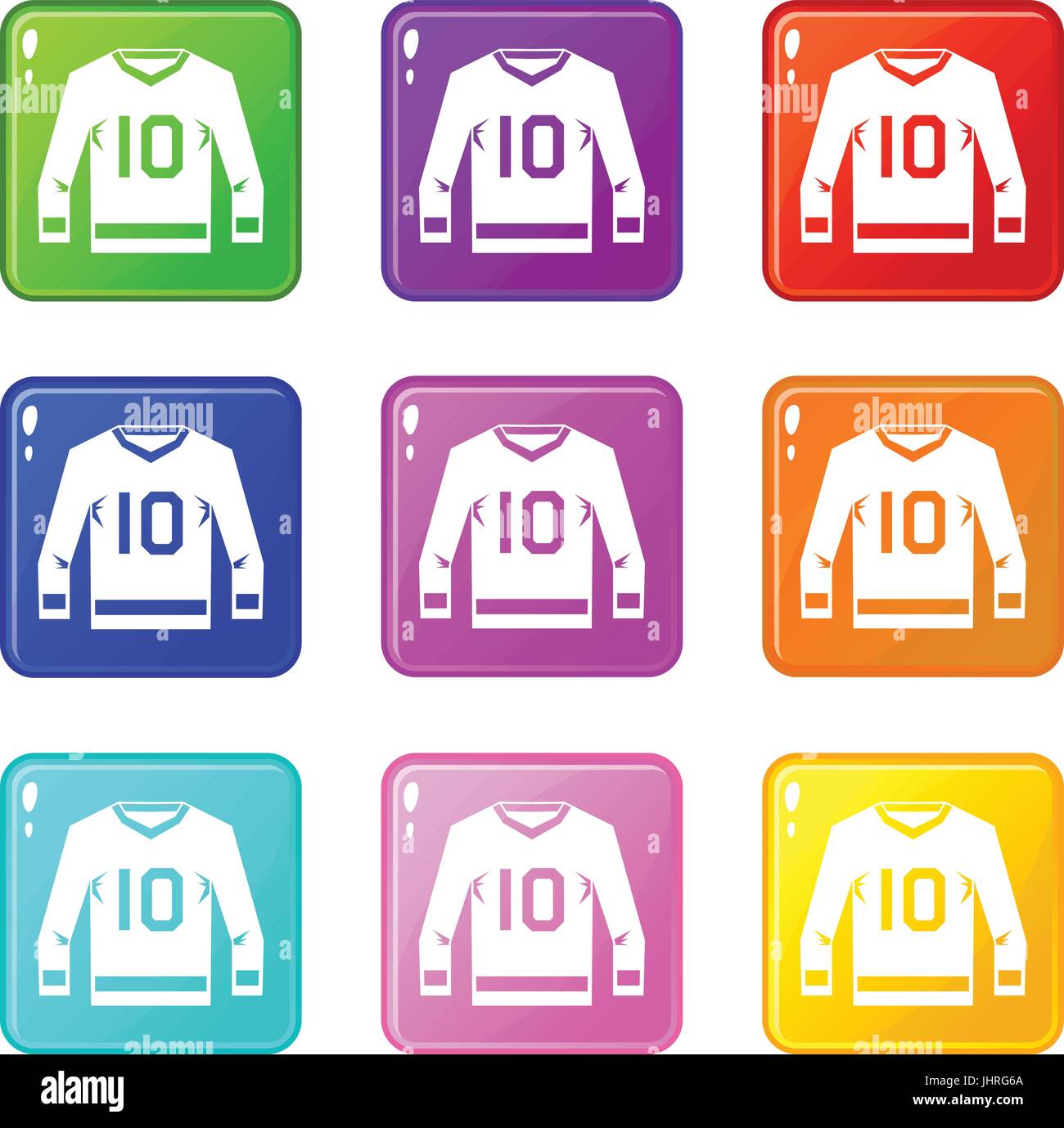Jersey number 9 Stock Vector Images - Alamy