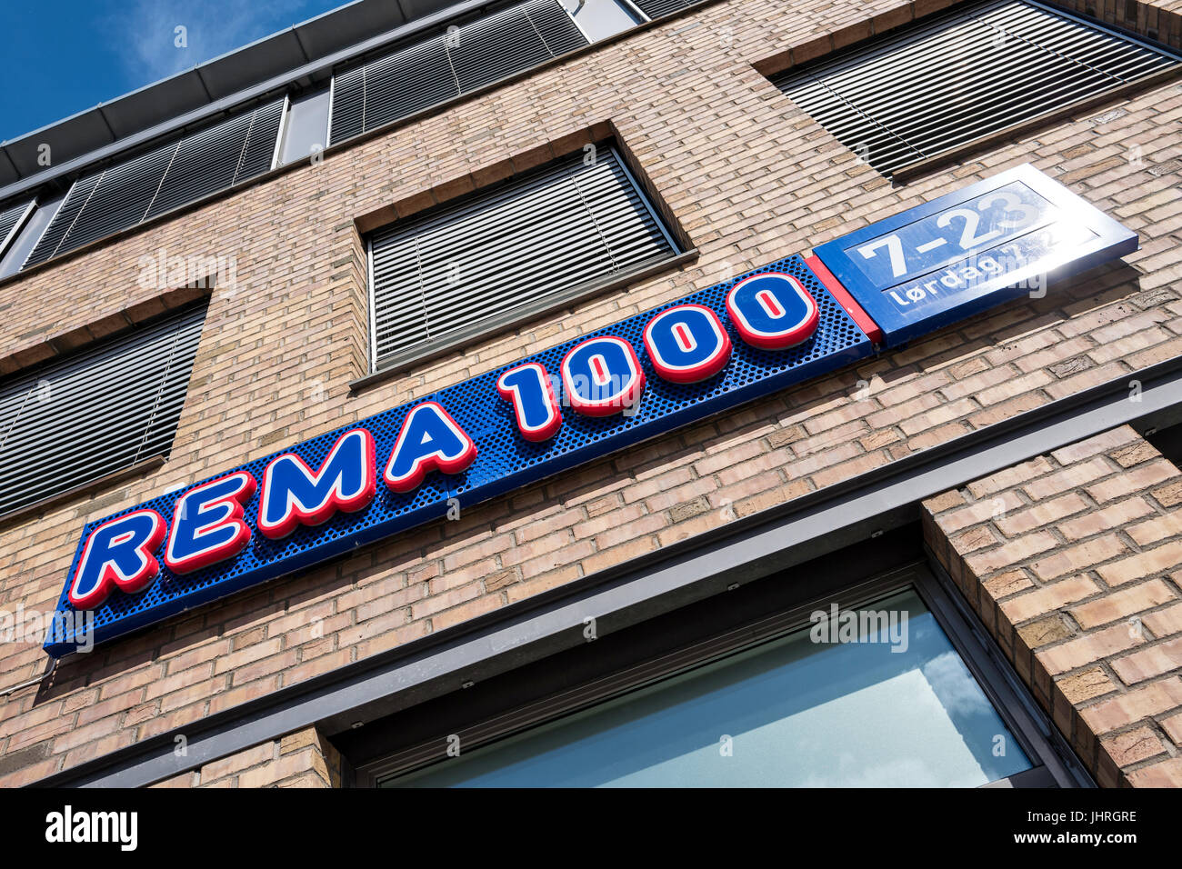 Rema 1000 food market hi-res stock photography and images - Alamy