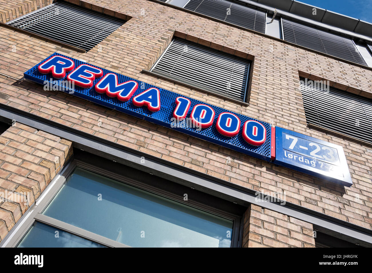 Rema 1000 logo hi-res stock photography and images - Alamy