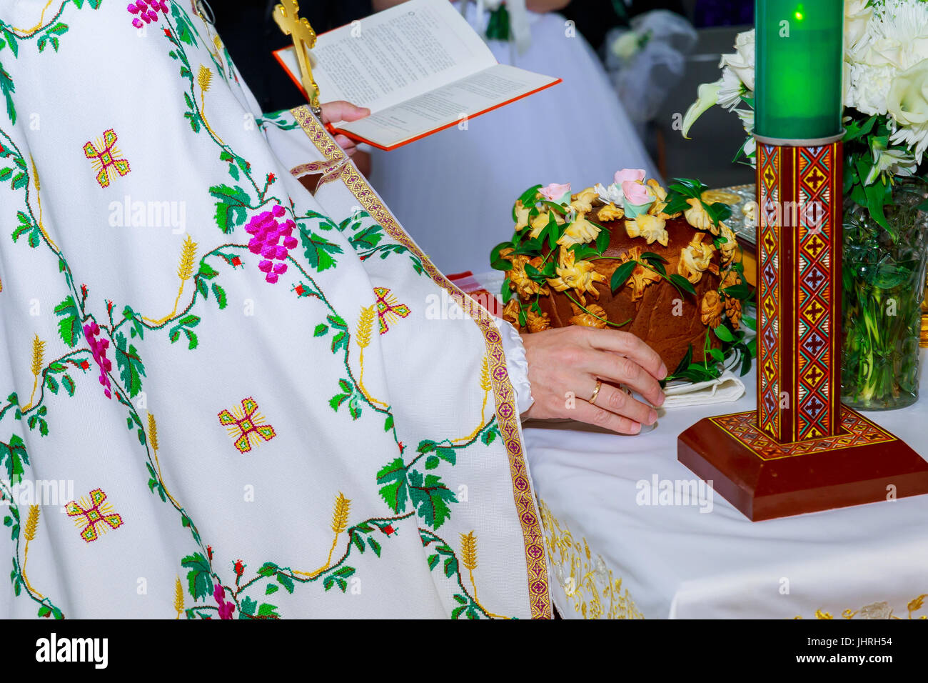 church crown on the altar Stock Photo - Alamy