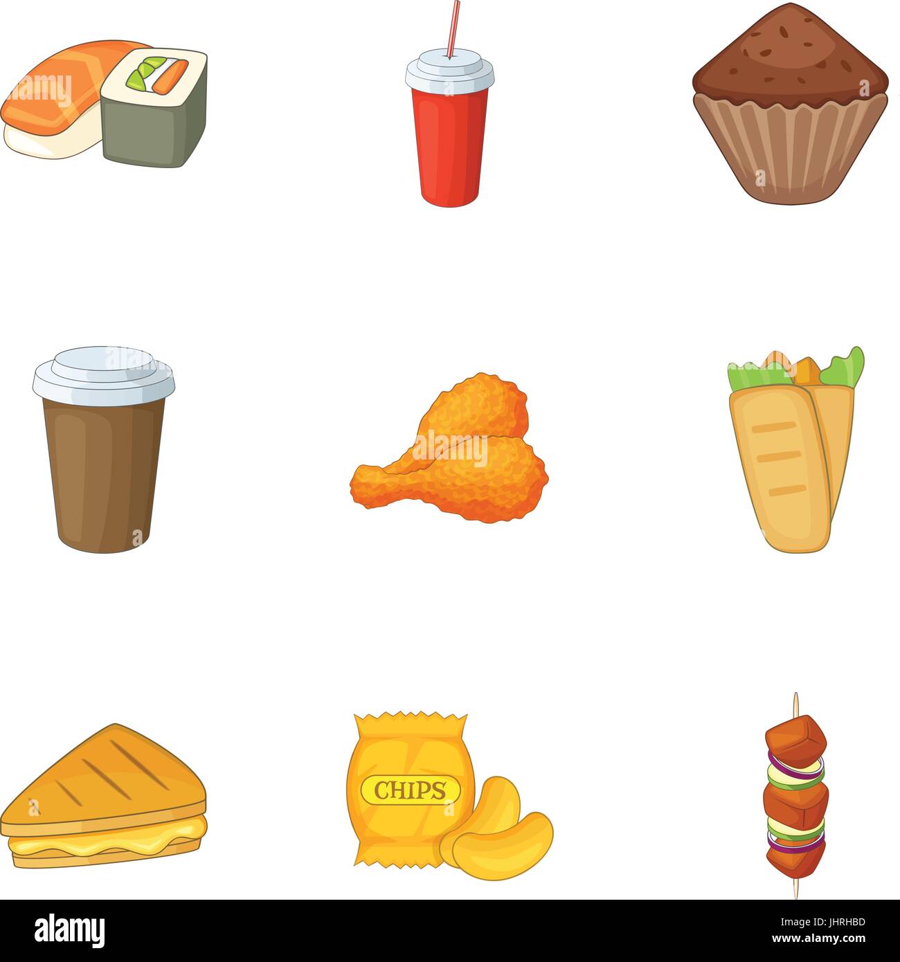 Carton mushrooms Stock Vector Images - Alamy