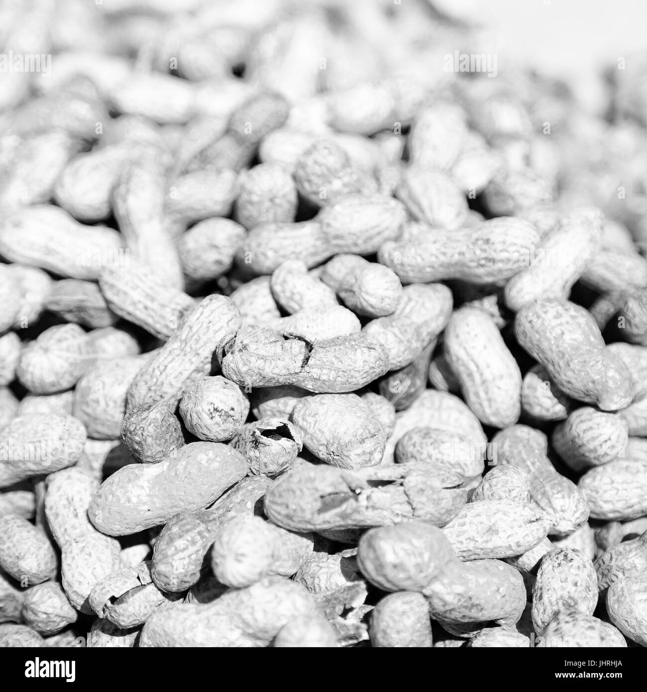 in the market lots of peanuts like concept of healthy food and snack ...