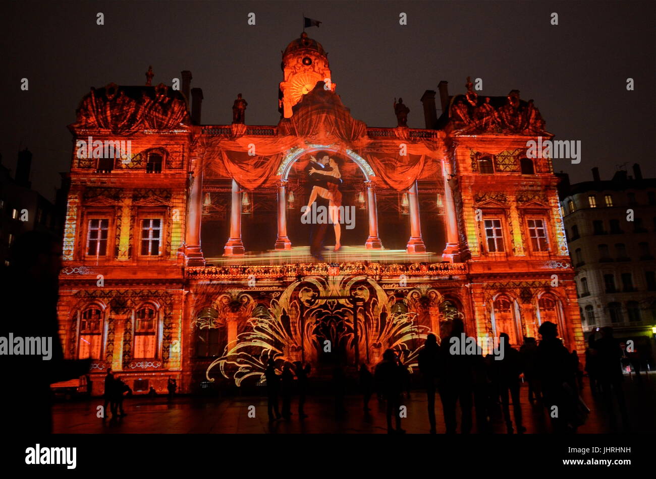 Festival of the Lights, in Lyon (France Stock Photo - Alamy