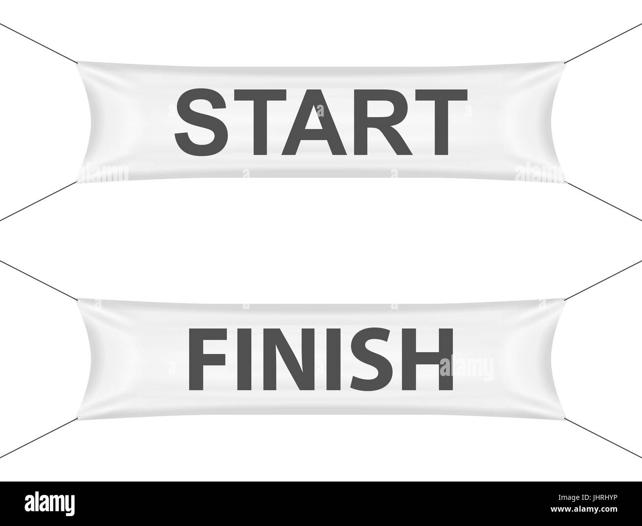 Start finish banner on Black and White Stock Photos & Images - Alamy