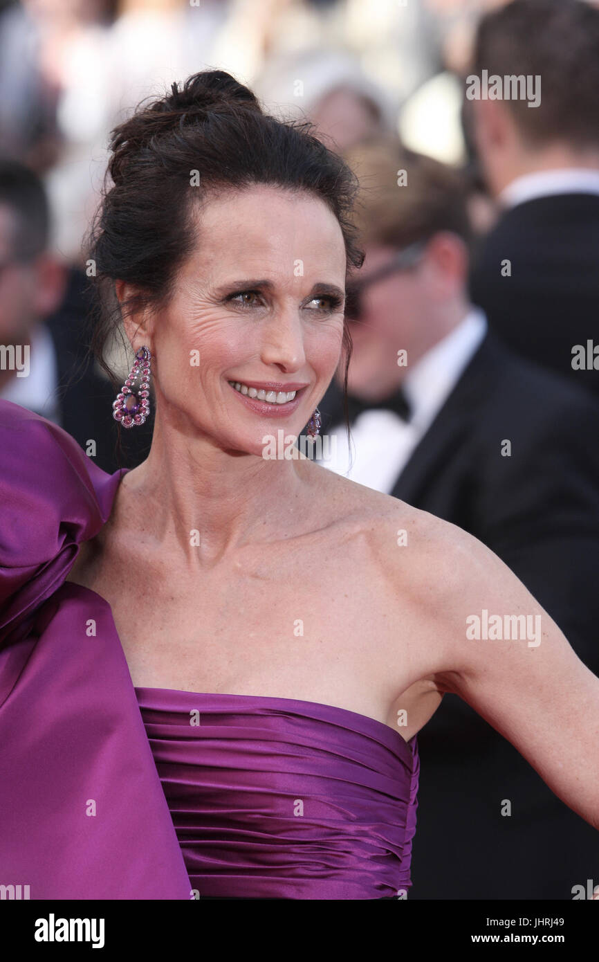 Actress Andie MacDowell attends The Meyerowitz Stories screening ...