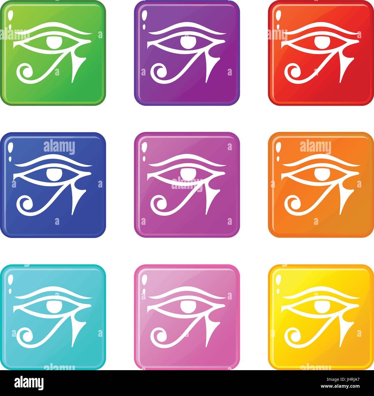 Eye egypt color icon Stock Vector Images - Alamy