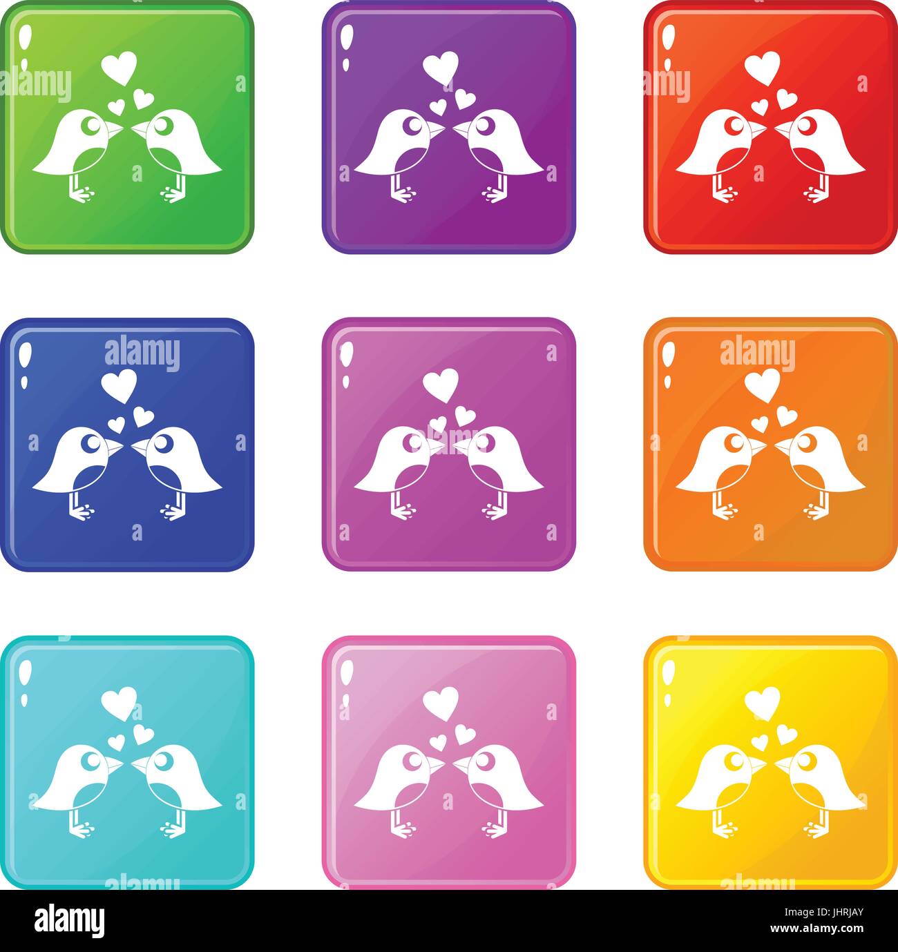 9 birds Stock Vector Images - Alamy