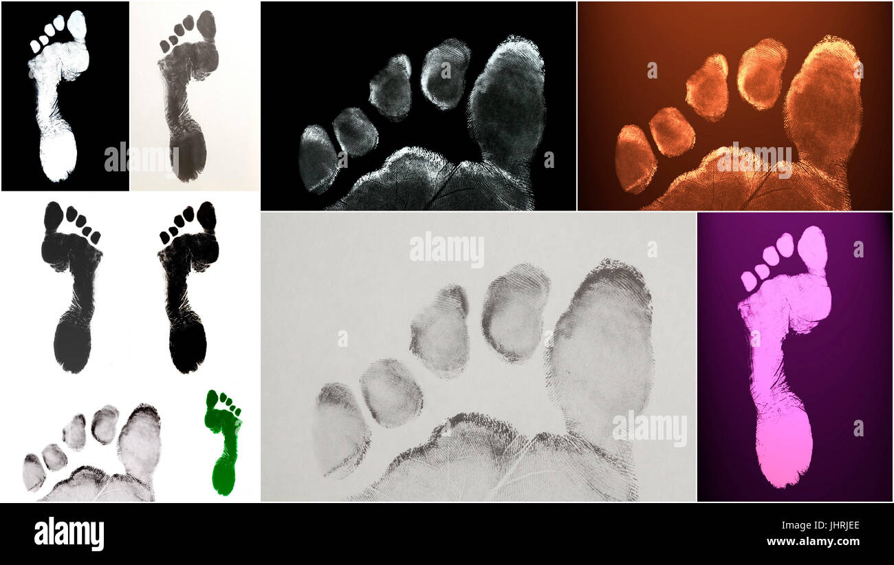 Human footprints anatomy hi-res stock photography and images - Alamy