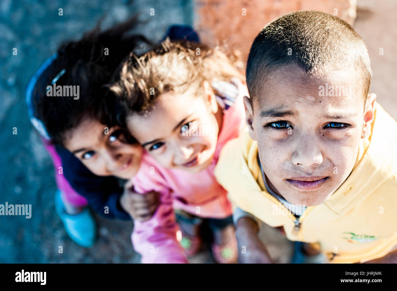 Portrait of children Looking At Camera Stock Photo - Alamy