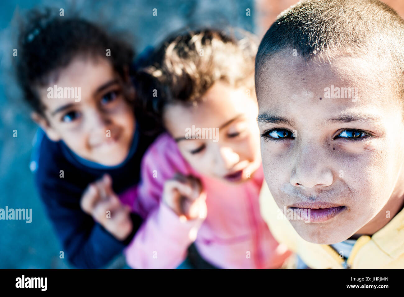 Portrait of children Looking At Camera Stock Photo - Alamy
