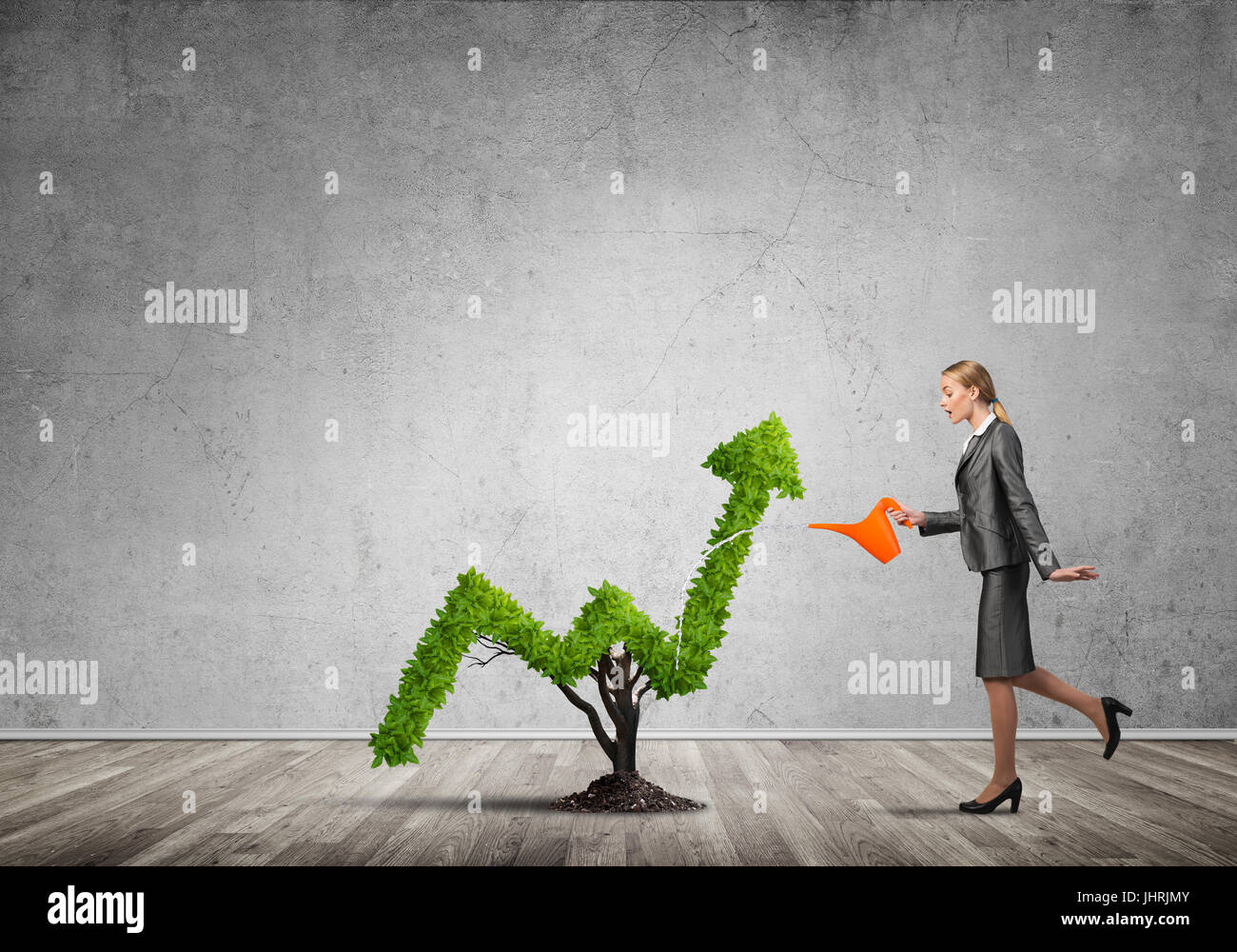 Make your money grow Stock Photo - Alamy