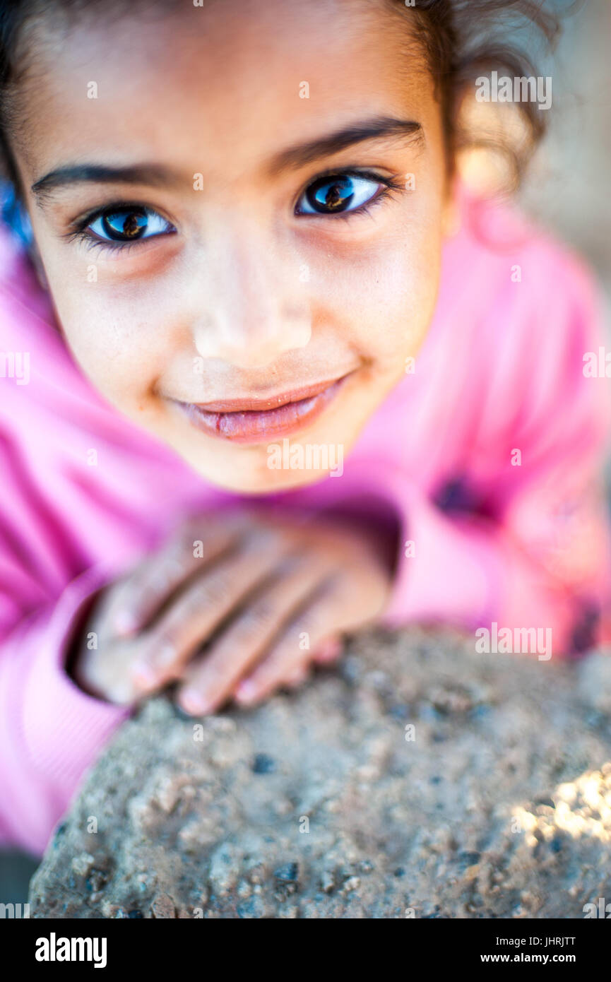 Portrait of children Looking At Camera Stock Photo - Alamy